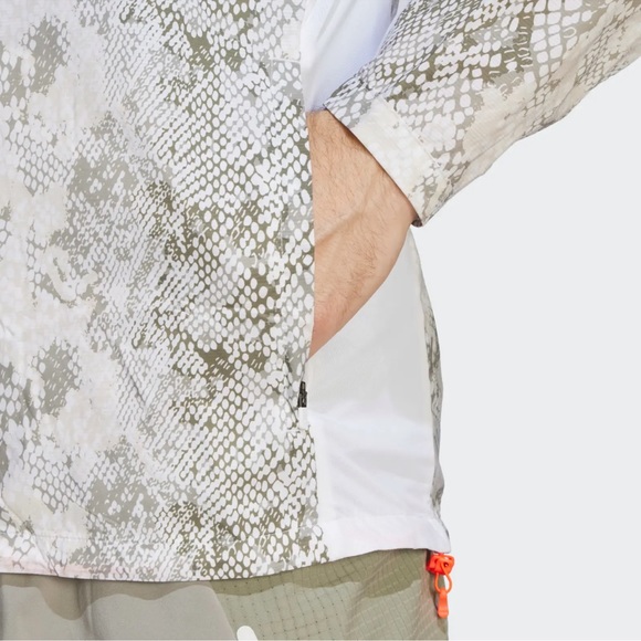 adidas | Jackets & Coats | Adidas Allover Print Mens Marathon Jacket ...